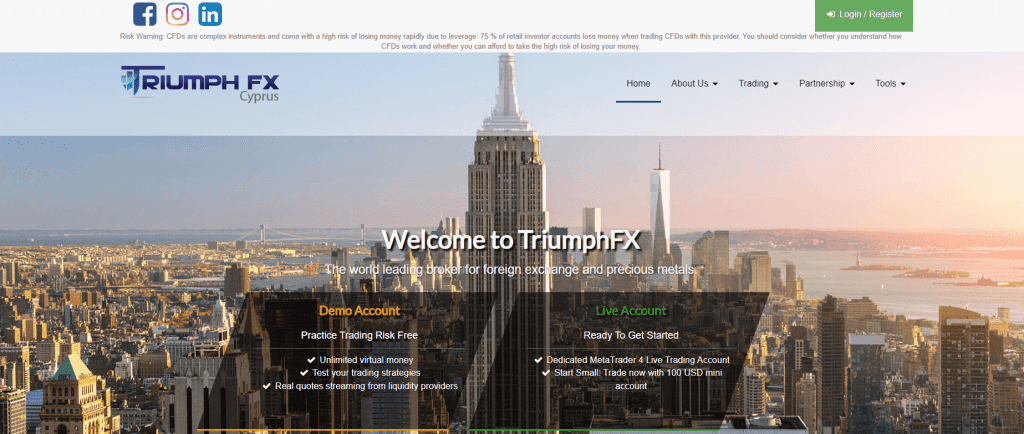 TriumphFX (TFXI) Review in 2024: Is TFXI Scam FX Broker ☑️
