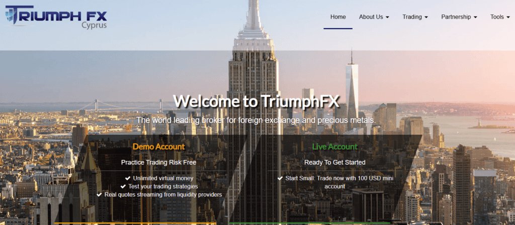 TriumphFX (TFXI) Review in 2025: Is TFXI Scam FX Broker ☑️
