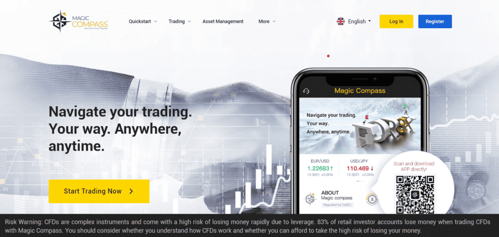 Magic Compass Review (2025) Min Deposit, Demo Account ☑️