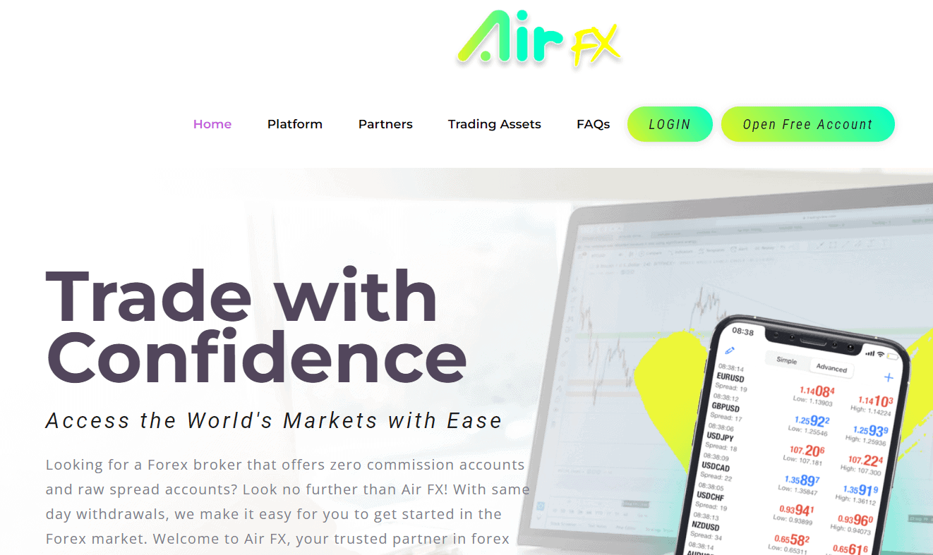 Air FX Review (2025) Is Air FX Scam or Legit Broker☑️