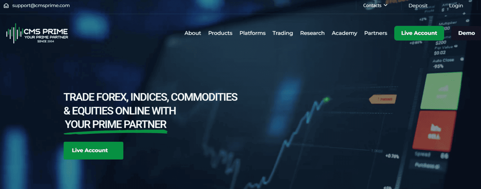 CMS Prime Review (2025) Is CMS Prime Scam or Legit Broker☑️