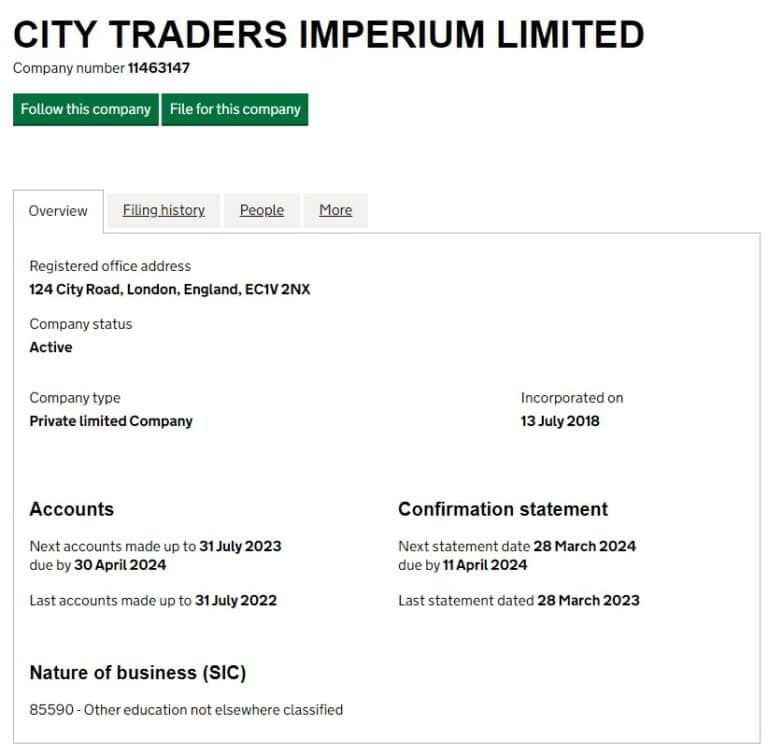 City Traders Imperium Review ☑️ : Is City Traders Imperium Scam or Good ...